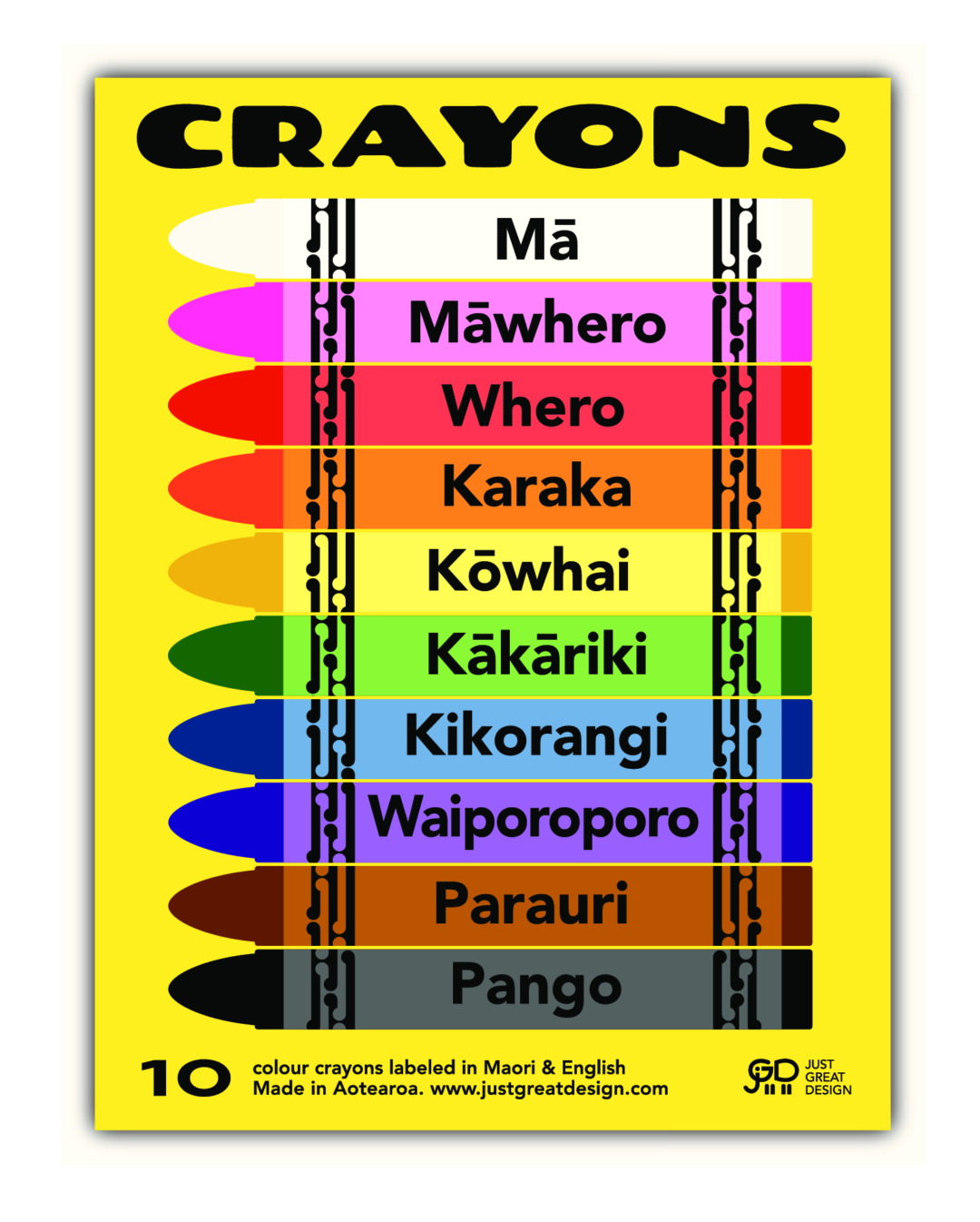 Crayons and Flash Cards | Just Great Design | Official Site